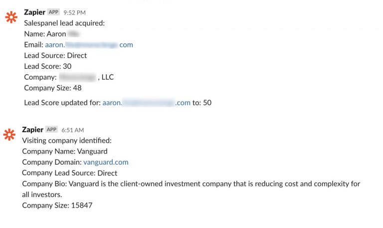 Real-time Slack Updates and Notifications for Sales Management ...