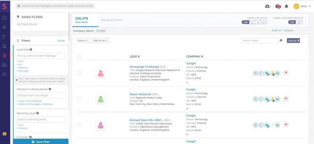 Top 12 Online Lead Finder Tools For B2B Businesses - Salespanel Blog