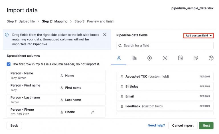 What Are Custom Fields In Pipedrive CRM? - Salespanel Blog